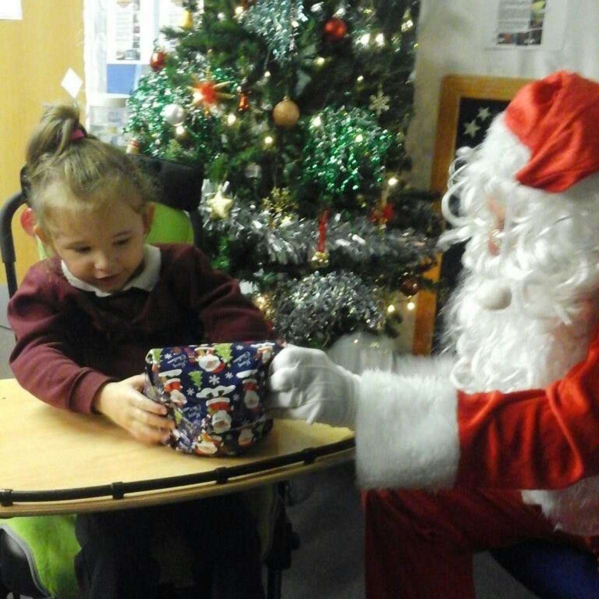 The Castle School - Santa visits The Castle